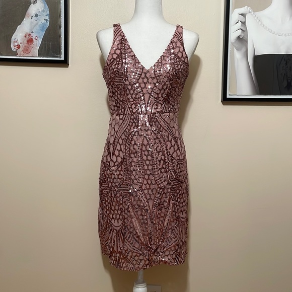 Morgan & Co. | Dresses | Morgan Co Sequin Dress | Poshmark